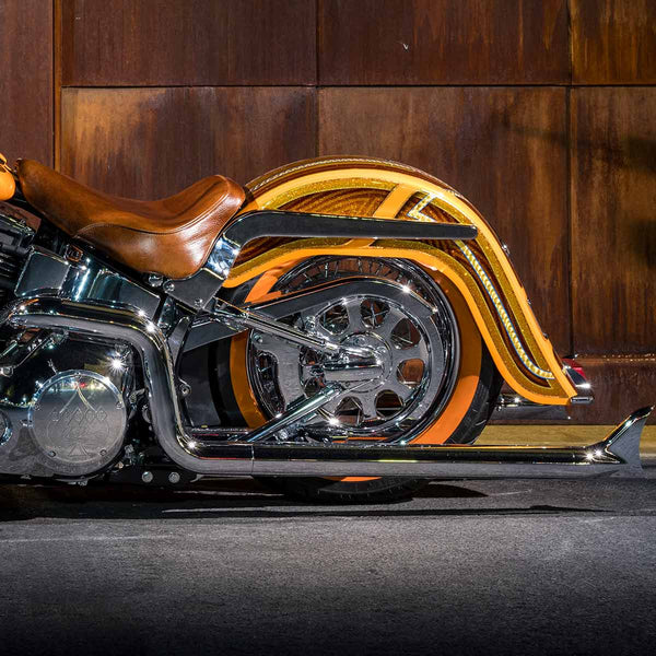 Klock Werks Benchmark Rear Fender for HD '00-'17 Softail – GAS: Paint ...