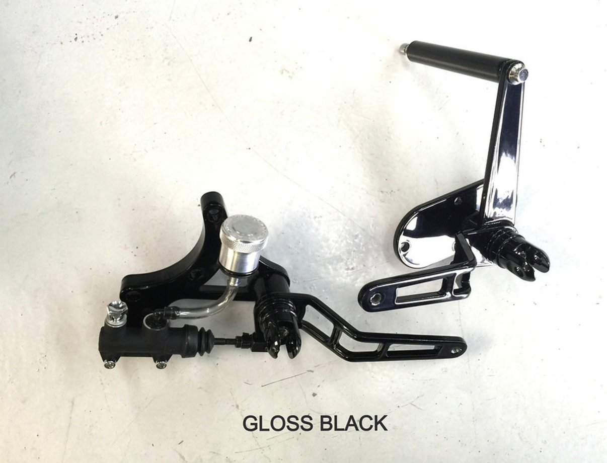 DMR Mid Controls for Stock Evo/Early TC Softail with enclosed primary ...